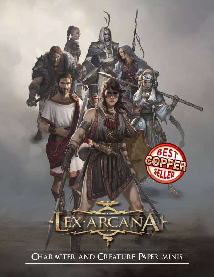 Lex Arcana RPG - Complete Set Paper minis - Acheron Games | Lex Arcana | DriveThruRPG