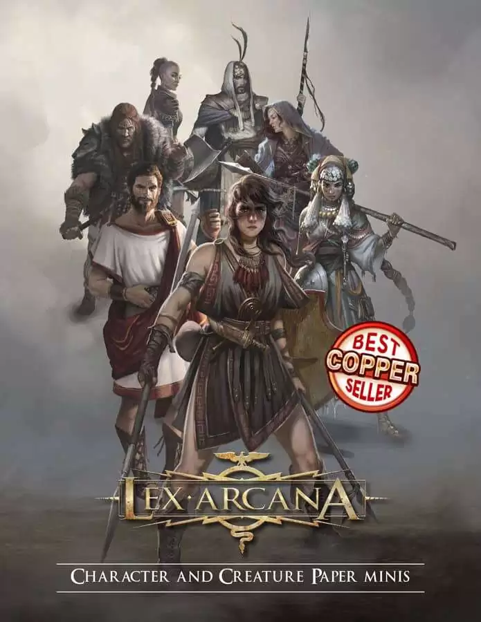 Lex Arcana RPG - Complete Set Paper minis - Acheron Games | Lex Arcana ...