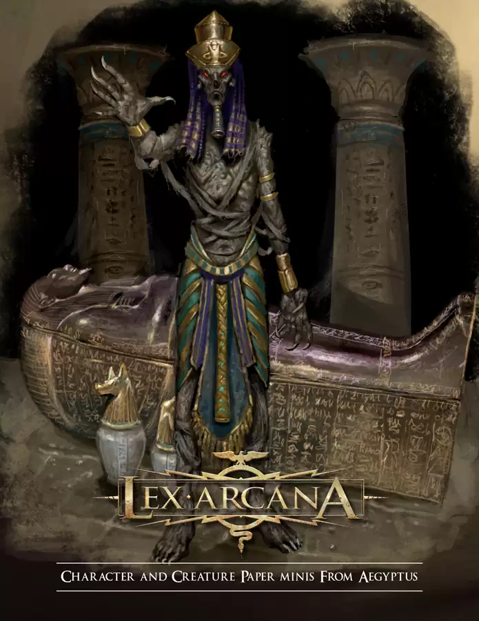 Lex Arcana RPG - Aegyptus Paper minis - Acheron Games | Lex Arcana ...