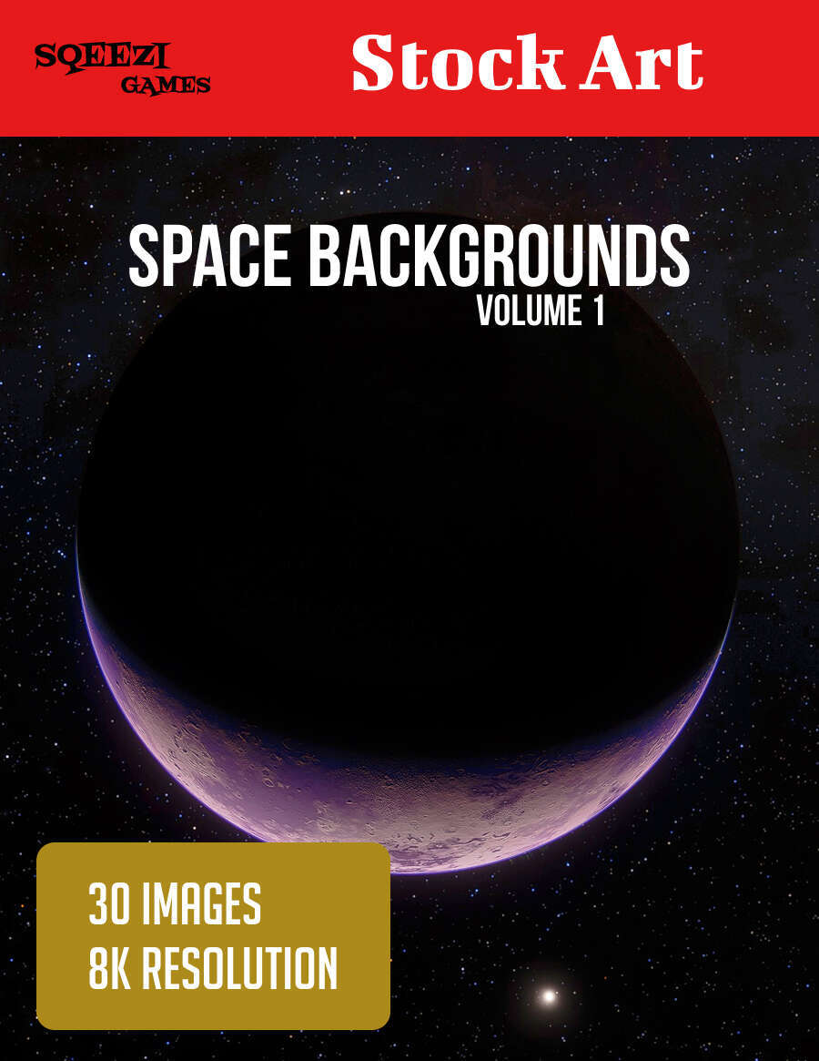 Space Backgrounds Volume 1 - Sqeezi Games | DriveThruRPG