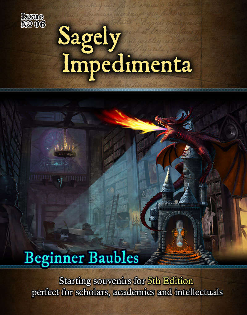 Beginner Baubles: Sagely Impedimenta - DeepDark Designs | Beginner ...