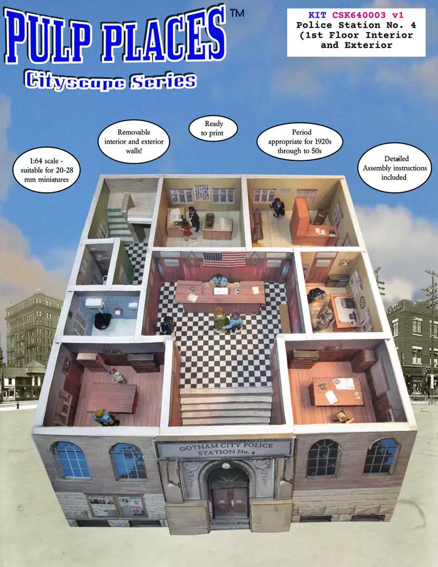 Police Station No. 4 1st Floor Interior & Exterior - Pulp Places ...