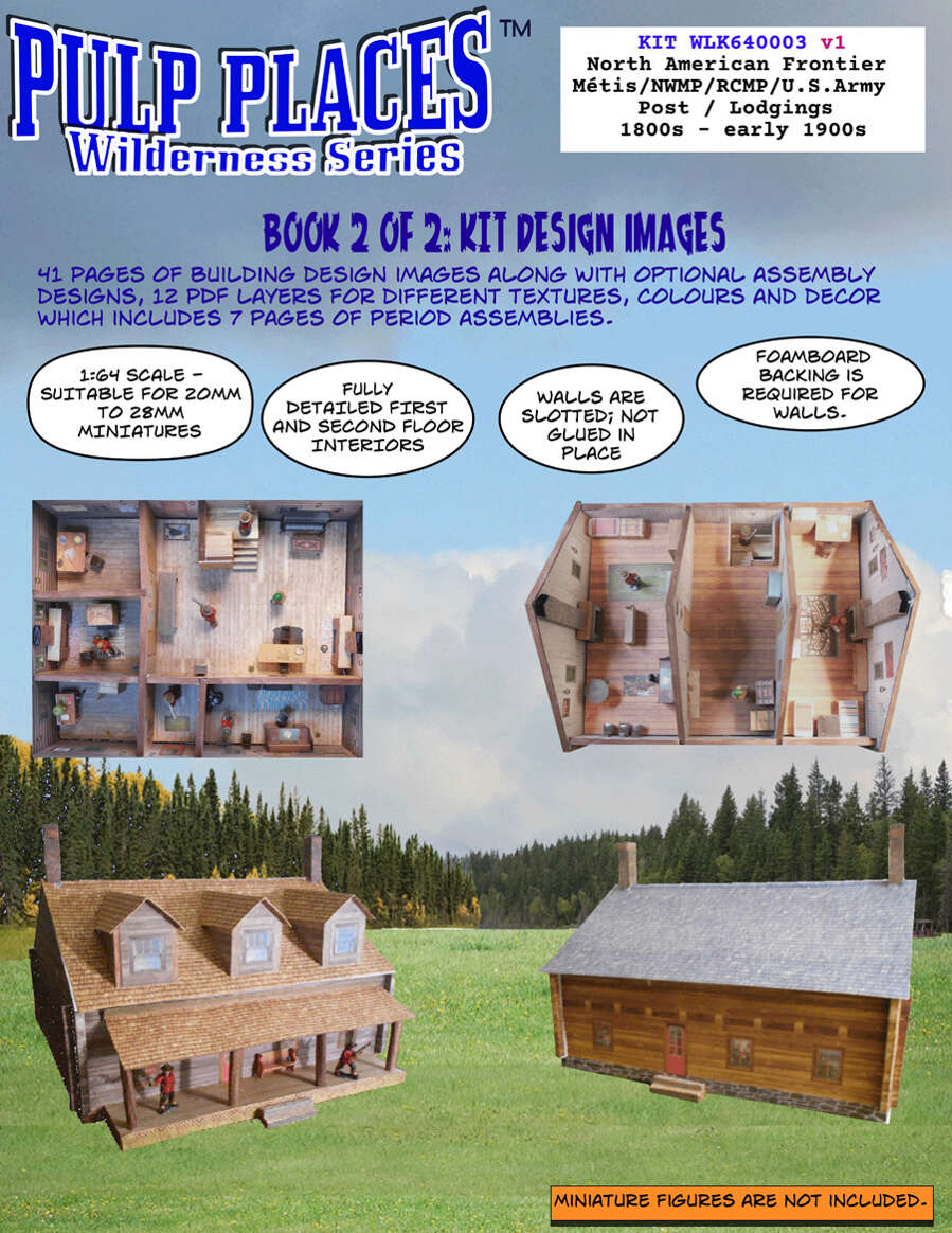 NWMP/RCMP/US ARMY/Métis: 2 Storey Log Cabin - WLK640003 - Pulp Places ...