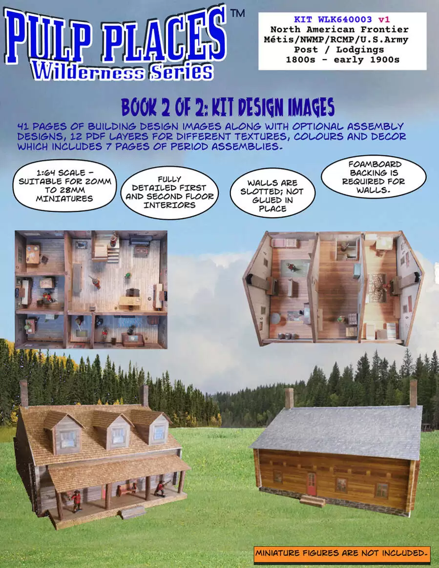 NWMP/RCMP/US ARMY/Métis: 2 Storey Log Cabin - WLK640003 - Pulp Places ...