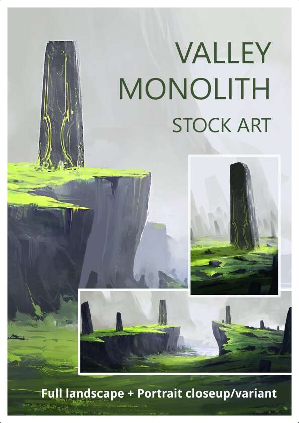 Monolith Stock Art - Daniel Comerci Stock Art | Full Color ...