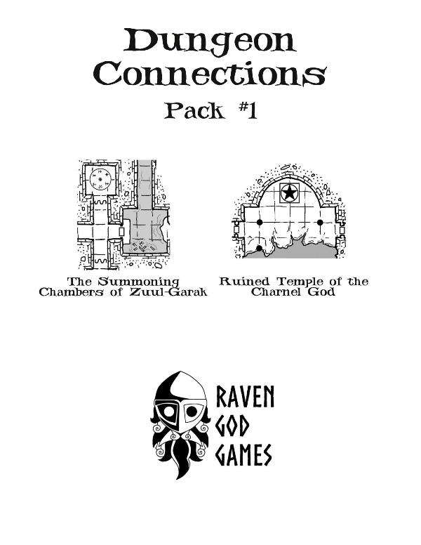Dungeon Connections Pack #1 - Raven God Games | DriveThruRPG