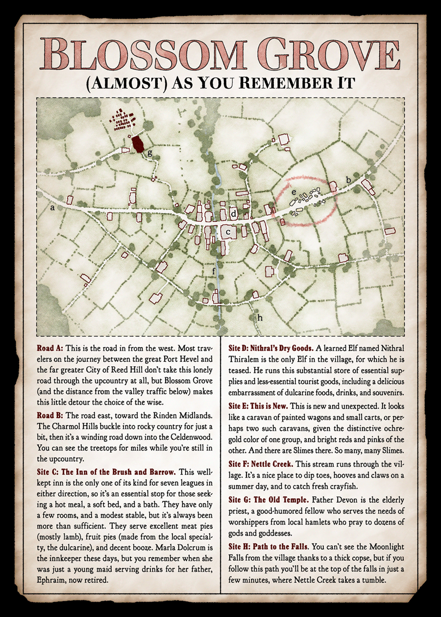 Risus: Slimes in Blossom Grove - A Free Pulp-Fantasy Adventure - Big ...