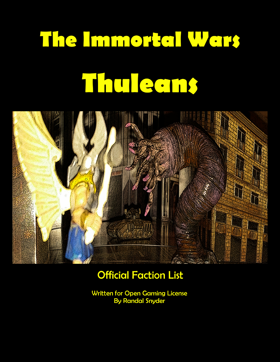 The Immortal Wars Factions: Thuleans - Sundered Epoch: Generations ...