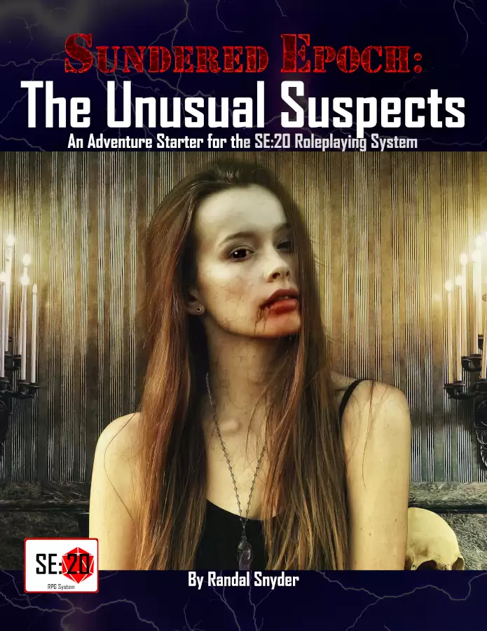 SE:20 Adventures: The Unusual Suspects - Sundered Epoch: Generations | DriveThruRPG