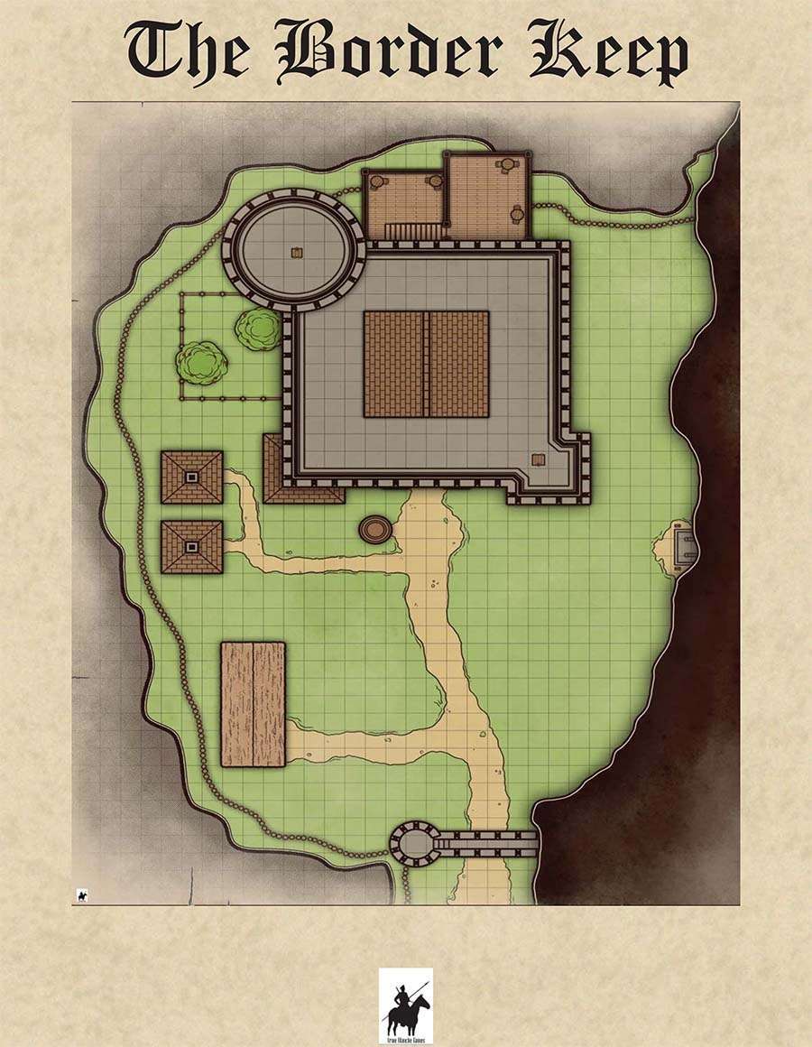 The Border Keep Map Pack (VTT) - Arme Blanche Games | Bases of ...