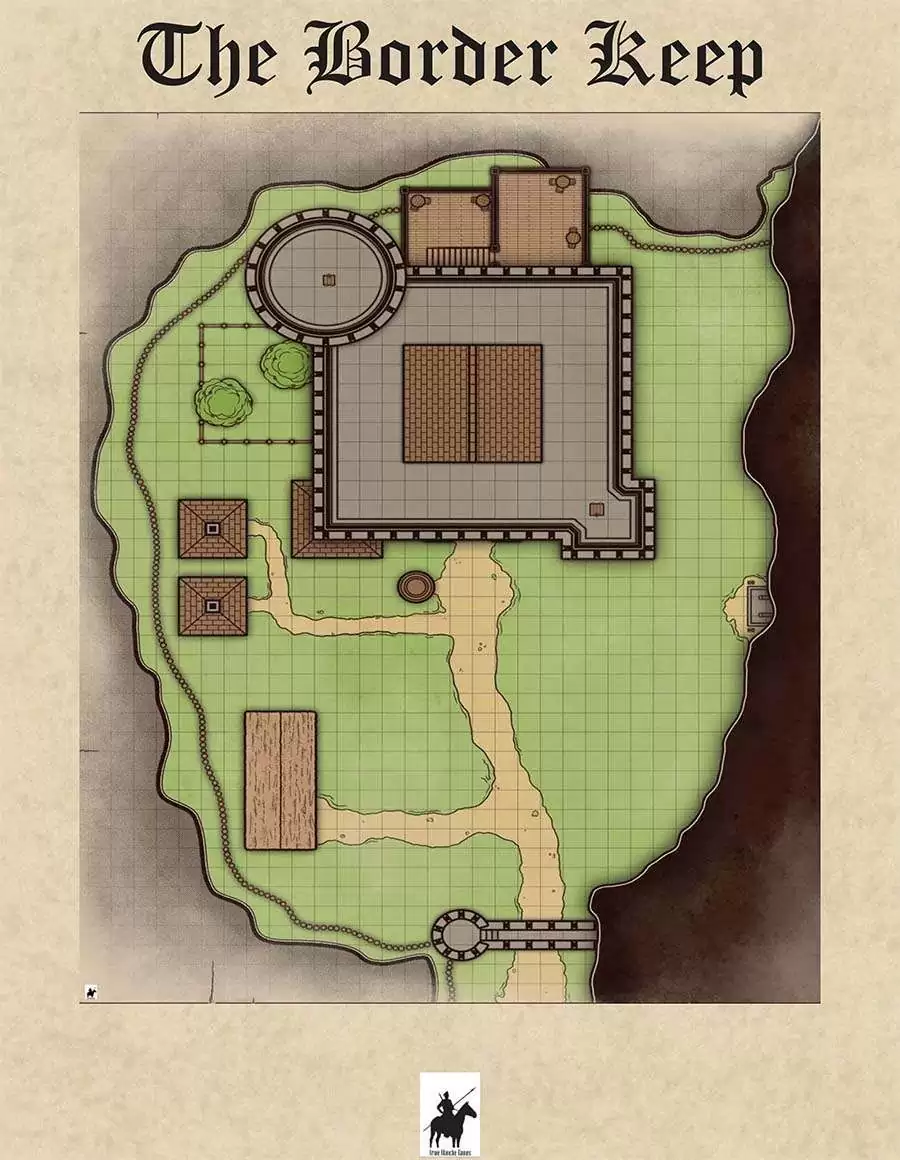 The Border Keep Map Pack (VTT) - Arme Blanche Games | Bases of ...