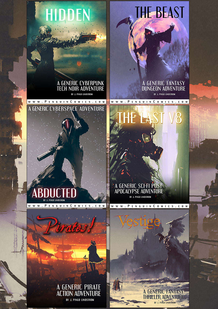 Generic Adventures | Six different adventures [BUNDLE] - PenguinComics ...