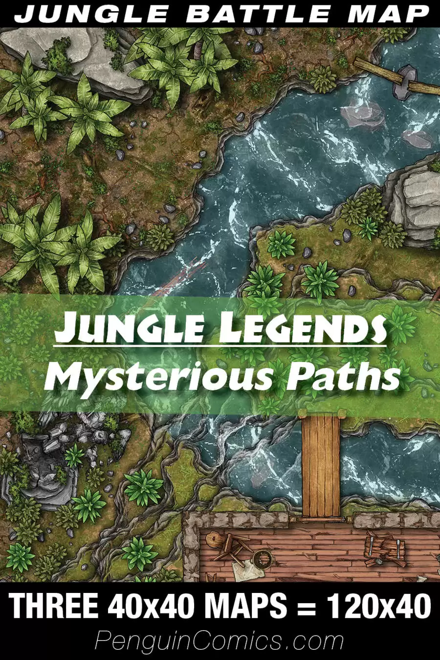 VTT Battle Maps - Jungle Legends: Mysterious Paths - 3 VTT Maps ...