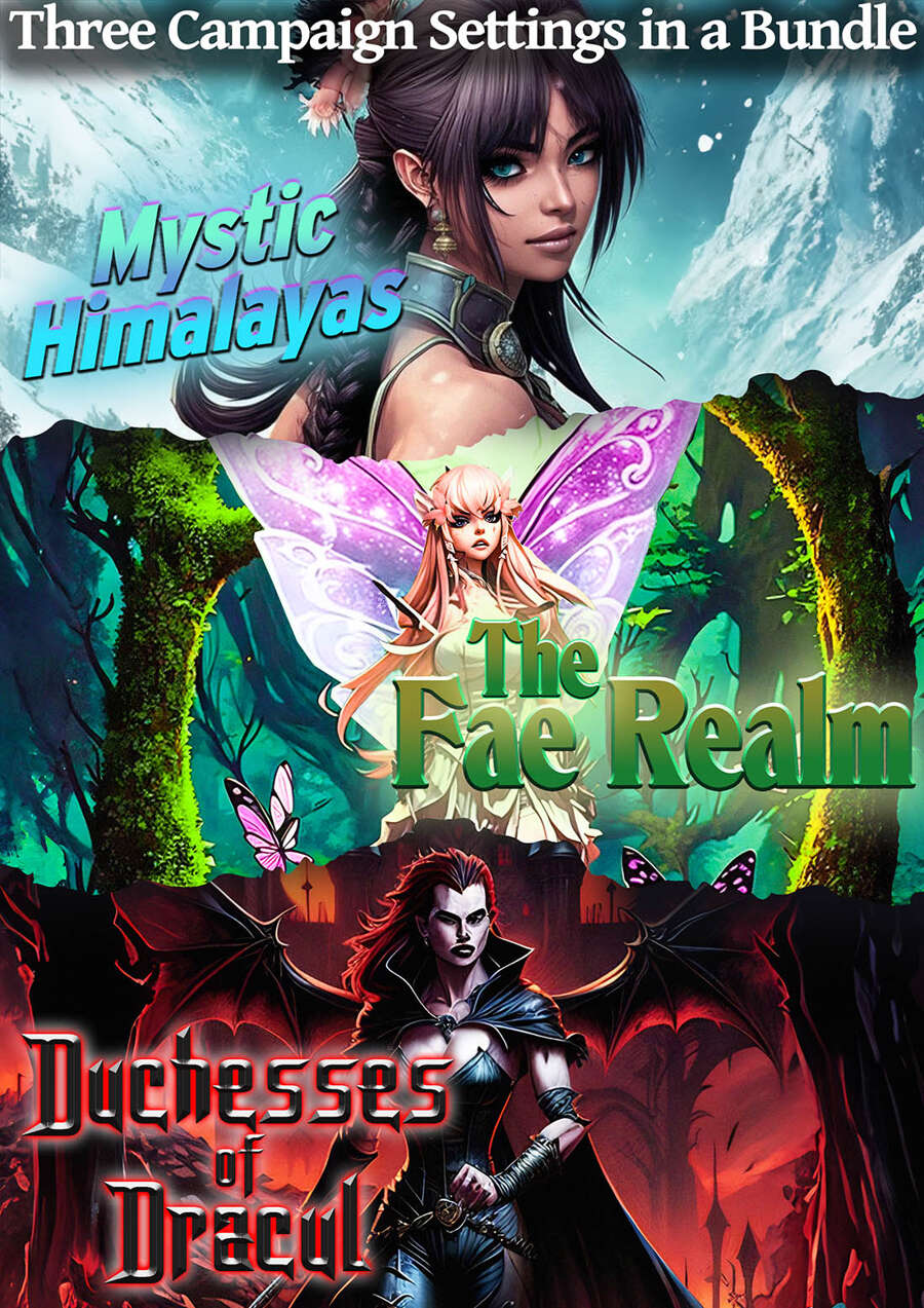 Campaign Settings / Packs | Himalaya, Fae & Vampires [BUNDLE] - PenguinComics | Generic ...