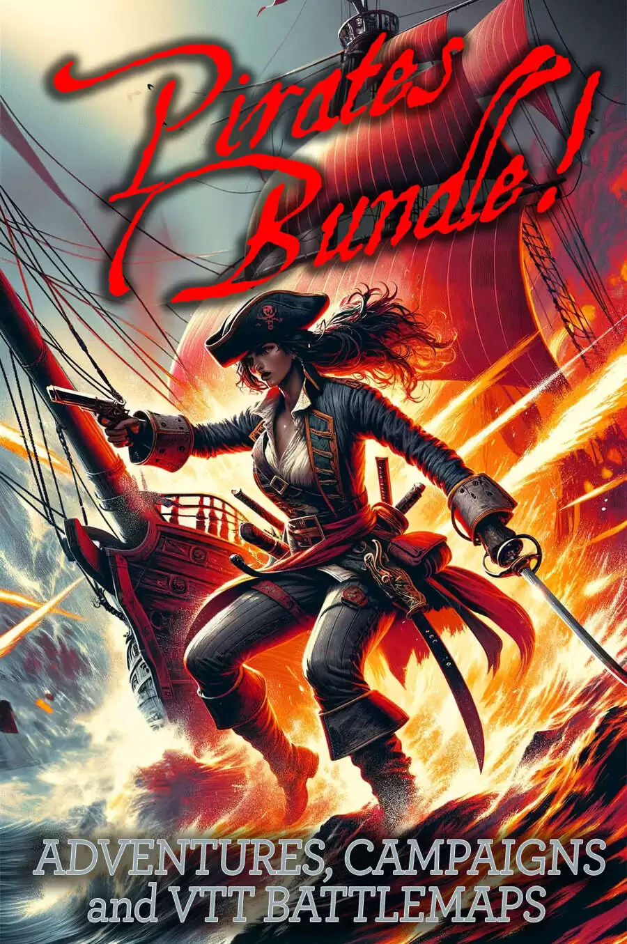 Pirates! Adventures, Campaign Pack and High Seas MAPS [BUNDLE ...
