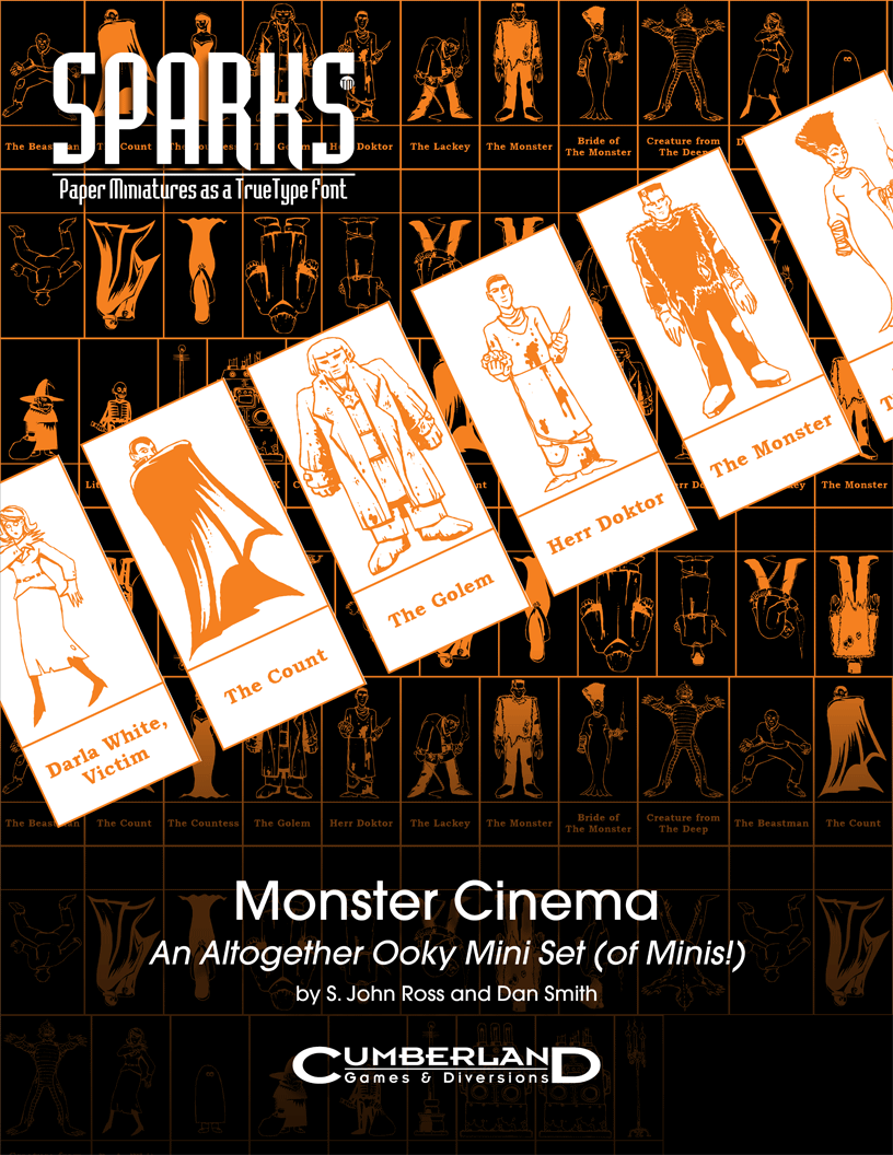 SPARKS: Monster Cinema - Cumberland Games & Diversions | DriveThruRPG