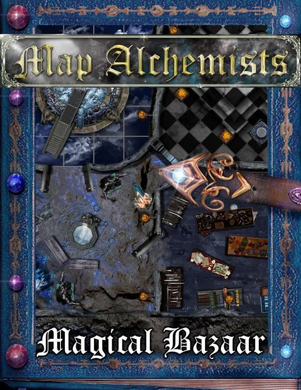 The Magical Bazaar - Map alchemists | DriveThruRPG