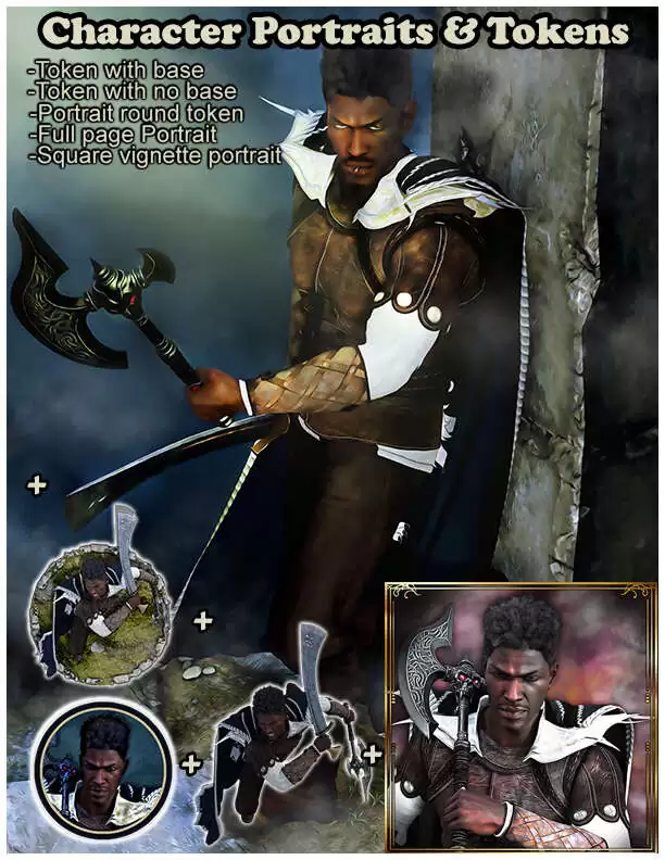 Character portraits & Tokens - Map alchemists | DriveThruRPG