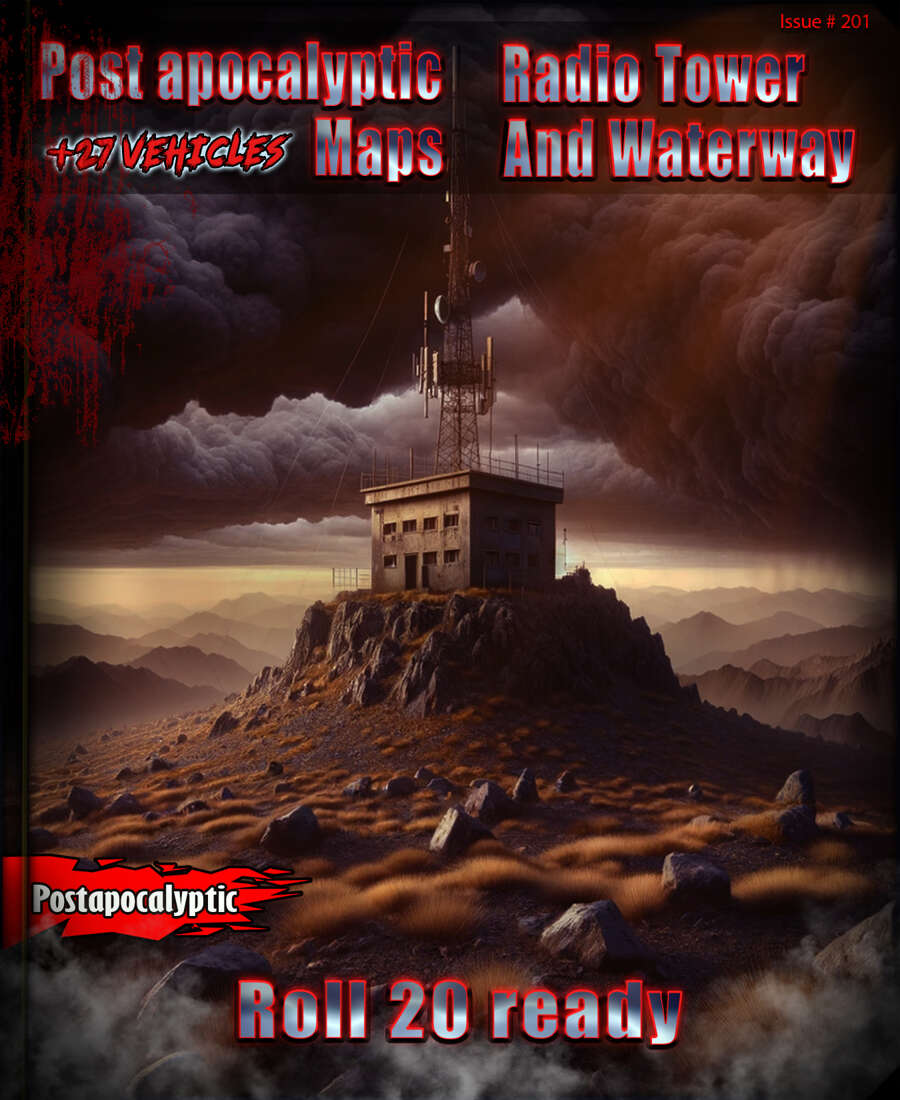 2 Post-apocalyptic Maps/ The Radio Antenna and the waterway - Map ...