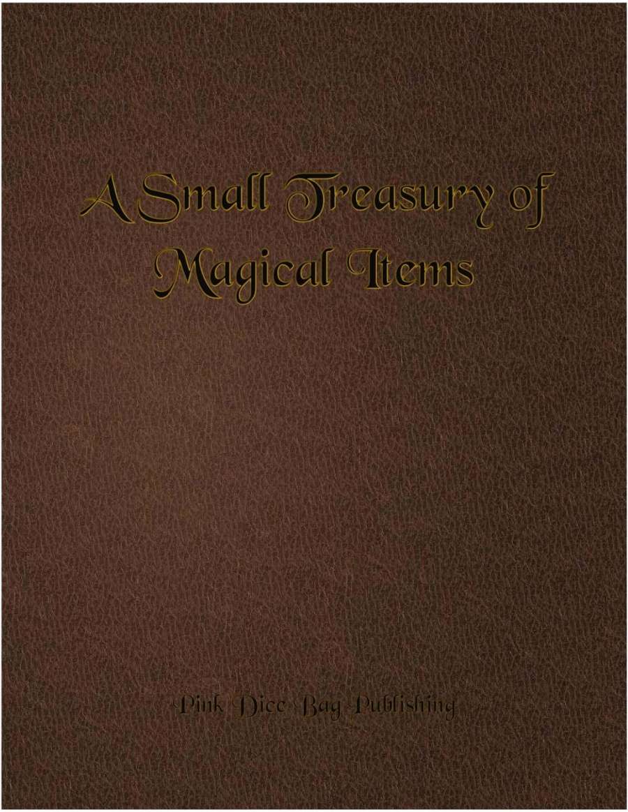 A Small Treasury of Magical Items - Pink Dice Bag Publishing | Items ...