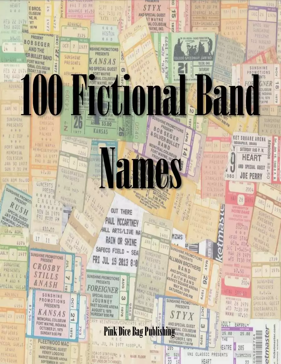 100 Fictional Band Names - Pink Dice Bag Publishing | Lists | Modern ...