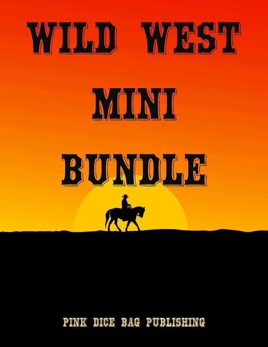 Mini Bundle #4: Wild West [BUNDLE] - Pink Dice Bag Publishing | Bundles ...