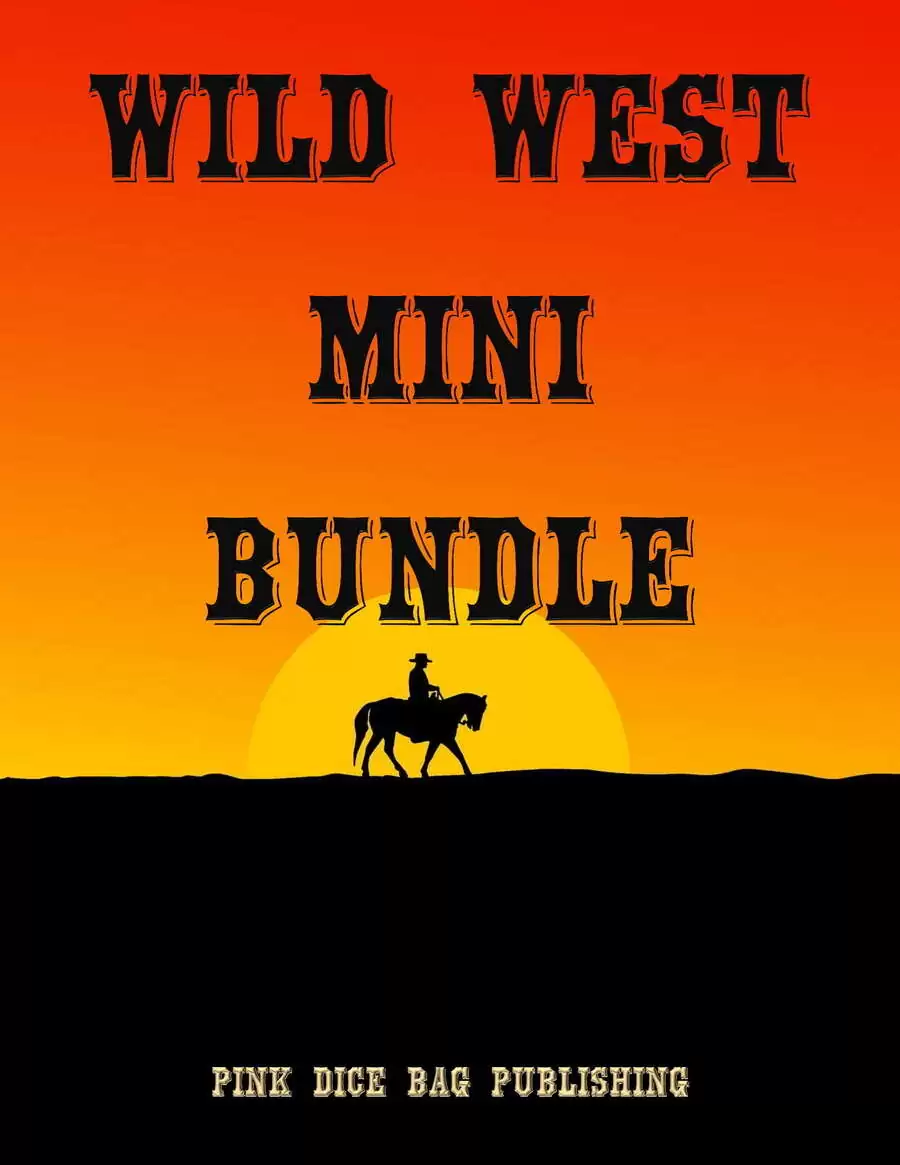 Mini Bundle #4: Wild West [BUNDLE] - Pink Dice Bag Publishing | Bundles ...