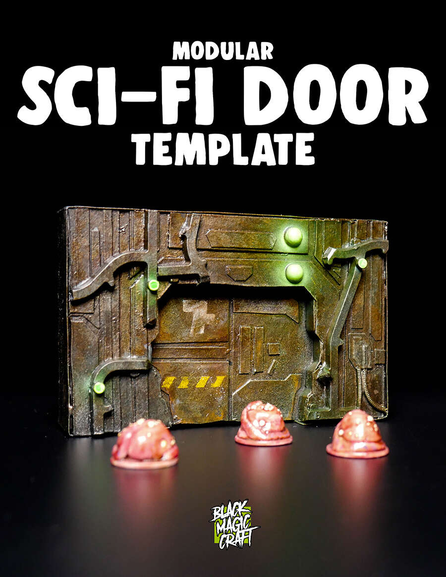 SCI-FI DOOR TEMPLATE - Black Magic Craft | DriveThruRPG