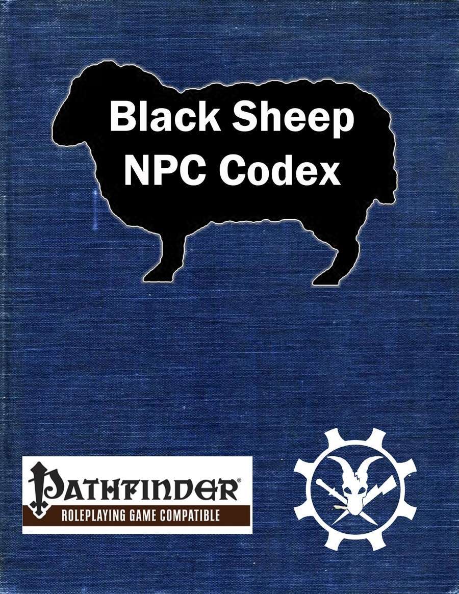 Black Sheep NPC Codex Vol. 1 - Epic Level NPC, LLC | Pathfinder RPG ...