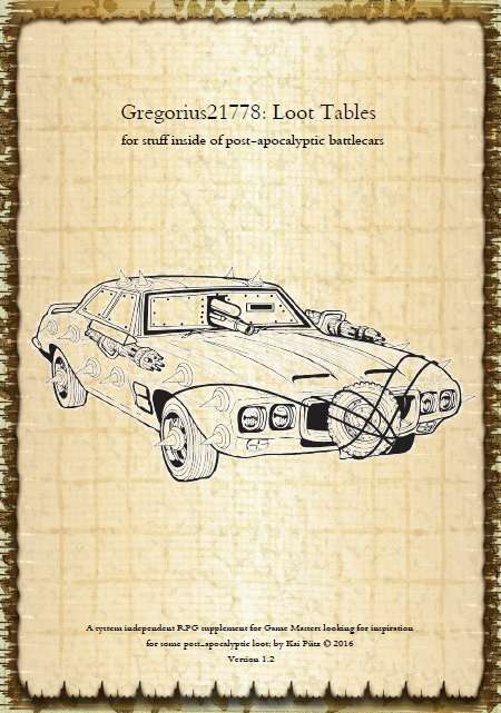 Gregorius21778: Loot tables for stuff inside of post-apocalyptic ...