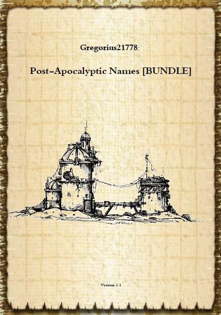 Post-Apocalyptic Names [BUNDLE] - Kai Pütz a.k.a Gregorius21778 | Post ...