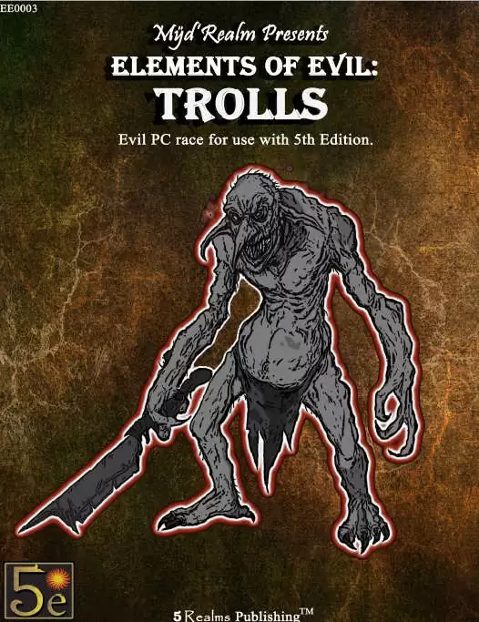 Elements of Evil: Trolls - 5Realms Publishing | Elements of Evil ...