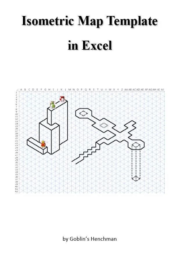 Isometric map template in Excel - Goblin's Henchman | DriveThruRPG