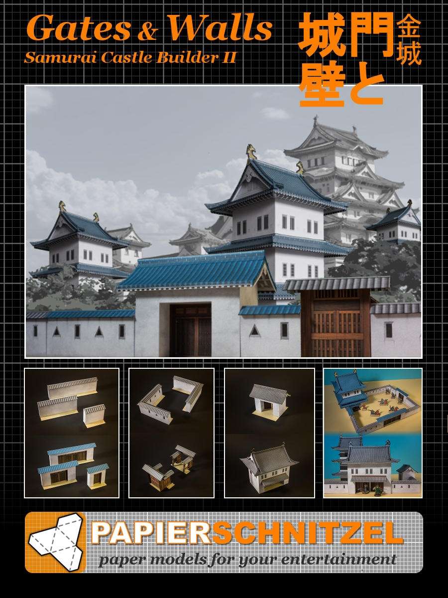 Samurai Castle Builder: Gates and Walls - Papierschnitzel | ASIA ...