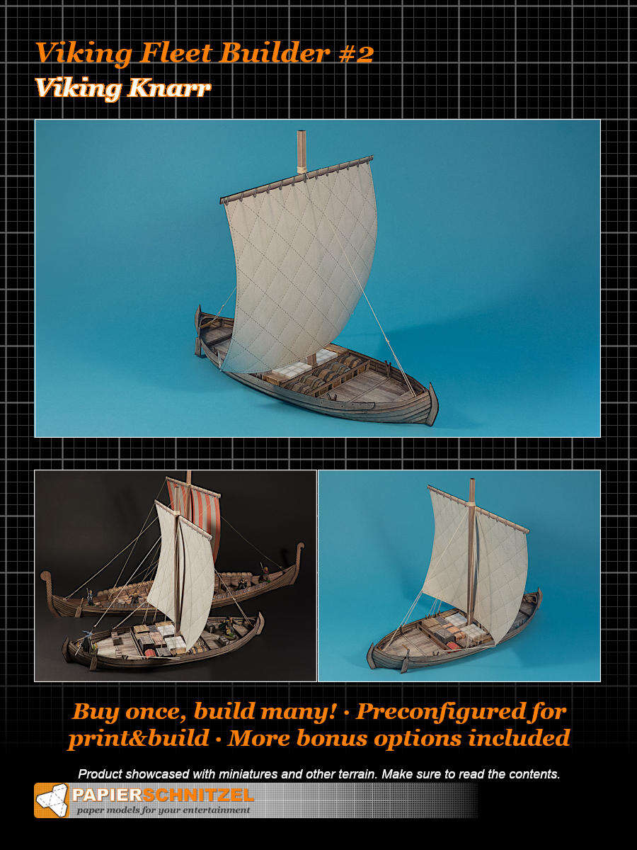 VFB2 Viking Knarr - Papierschnitzel | SHIPS | DARK AGES | DriveThruRPG