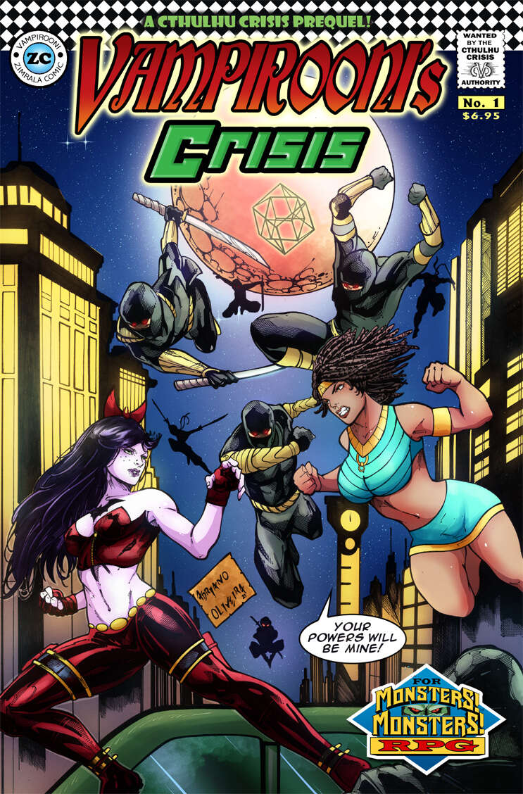 Vampirooni's Crisis #1 GM Adv & Comic - Trollgodfather Press | DriveThruRPG