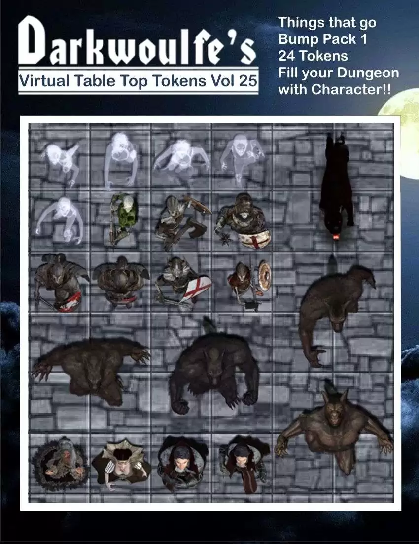 Darkwoulfe's Virtual Tabletop(VTT) Token Pack Vol25 - Things That Go ...