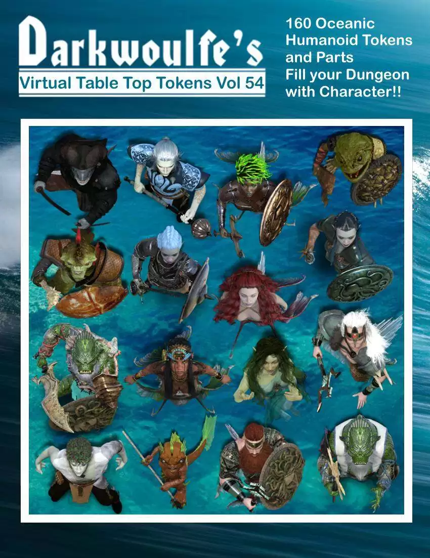 Darkwoulfe's Virtual Tabletop(VTT) Token Pack Vol54 - Beyond the Scoundrels of Saltmarsh ...