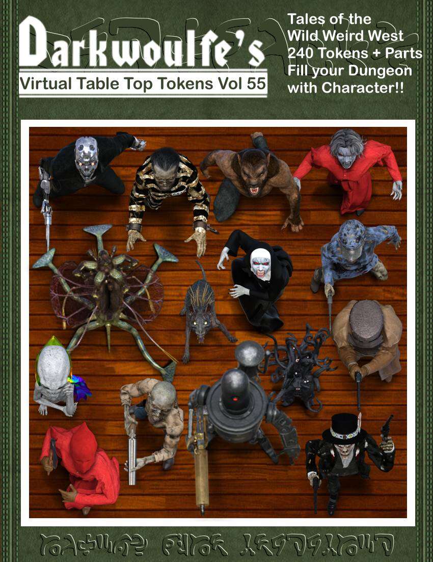 Darkwoulfe's Virtual Tabletop(VTT) Token Pack Vol55 - Tales of the ...