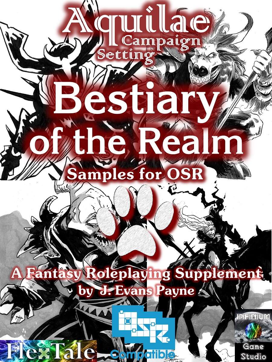 Aquilae: Bestiary of the Realm for OSR: Sample Monsters - Infinium Game ...