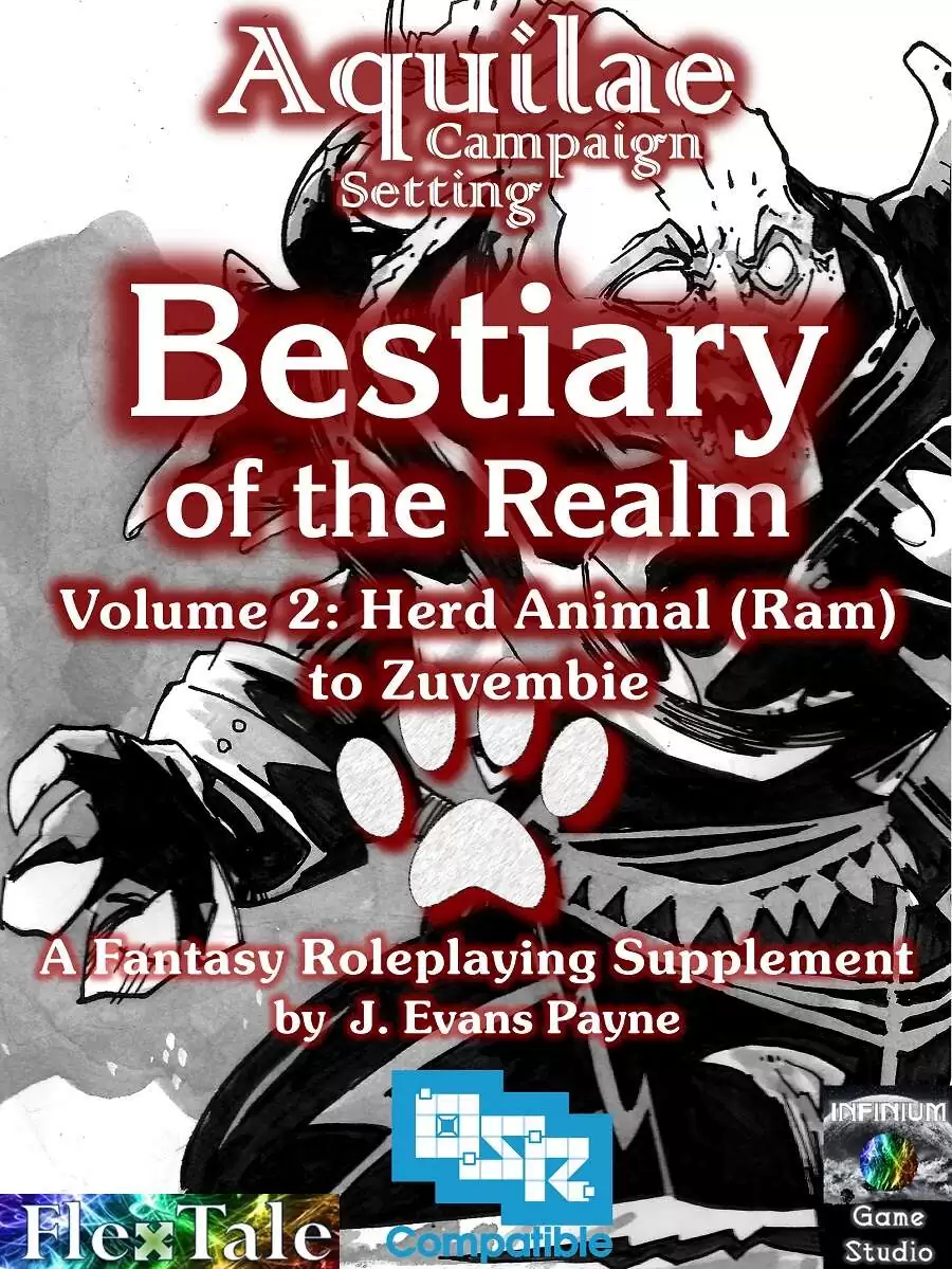 Aquilae: Bestiary of the Realm: Volume 2 (OSR) - Infinium Game Studios | Bestiaries | DriveThruRPG