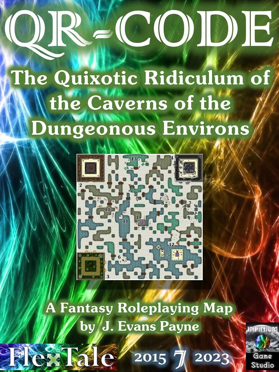 Quixotic Ridiculum of the Caverns Of the Dungeonous Environs (QR CODE; system neutral ...
