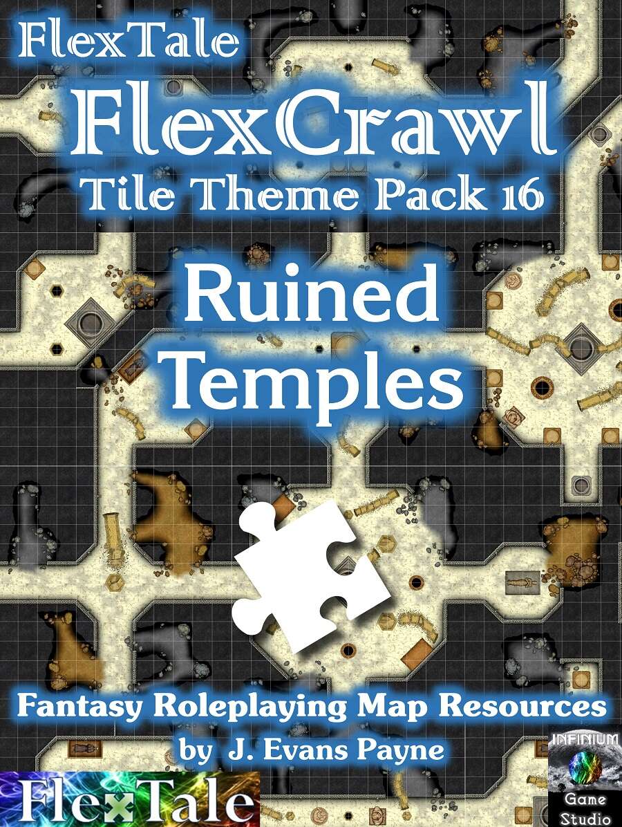 FlexTale FlexCrawl Tile Theme Pack DNG-16: Ruined Temples - Infinium ...