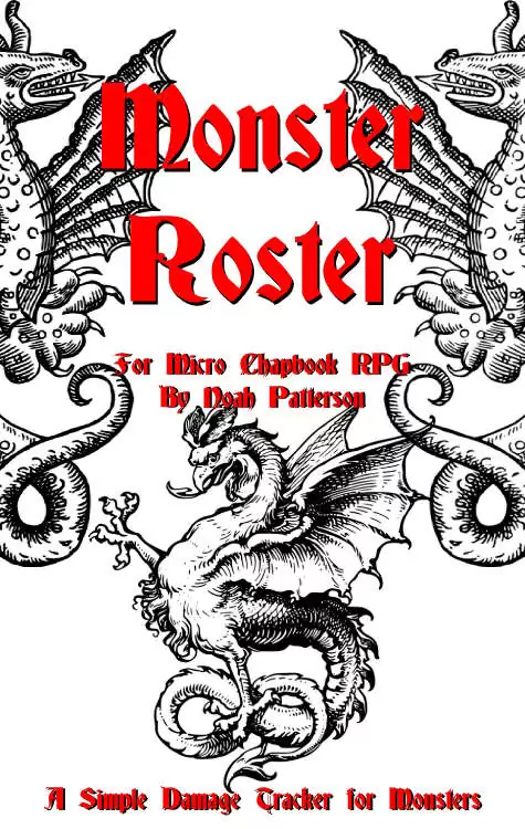 Micro Chapbook RPG Monster Roster - Micro RPG | Micro Chapbook RPG ...