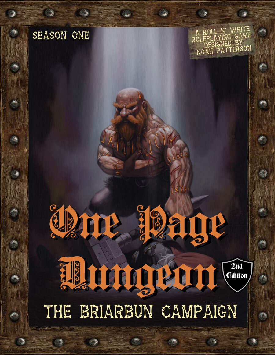 One Page Dungeon: The Briarbun Campaign - Micro RPG | DriveThruRPG