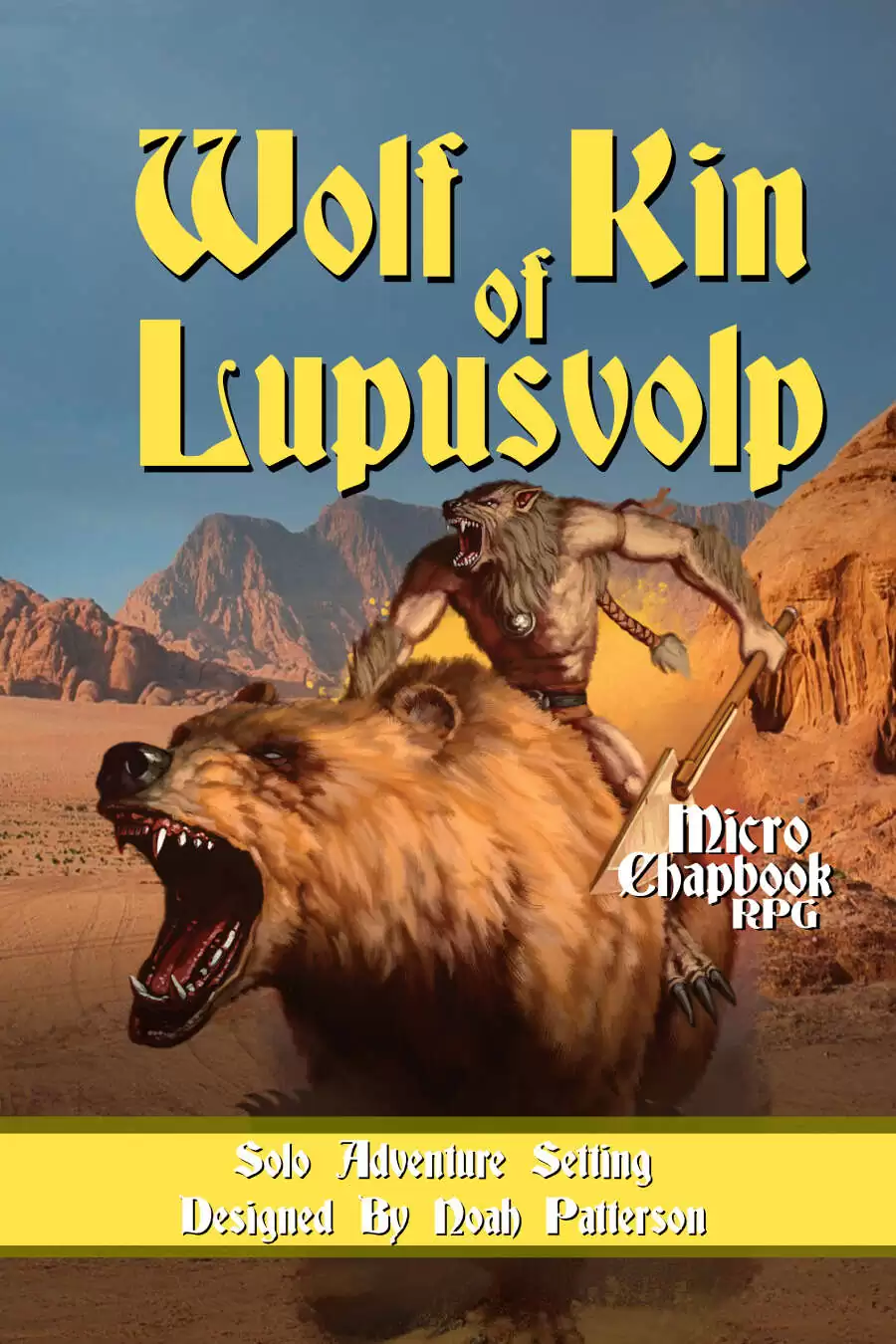 Wolf Kin of Lupusvolp - Micro RPG | Micro Chapbook RPG | DriveThruRPG