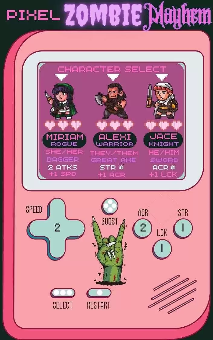 PIXEL ZOMBIE MAYHEM - Micro RPG | DriveThruRPG