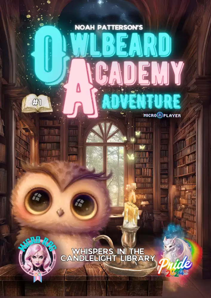 WHISPERS IN THE CANDLELIGHT LIBRARY (Owlbeard Academy Adventure #1) - Micro RPG | Micro Player ...