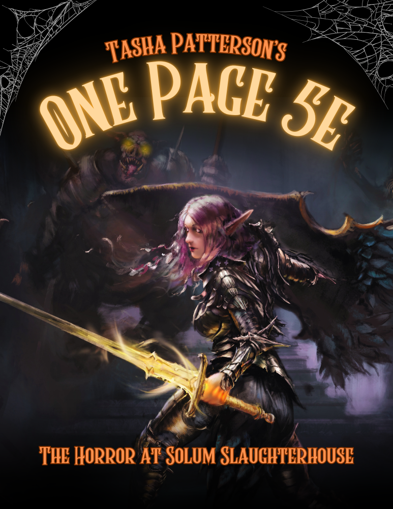 One Page 5e: The Horror at Solum Slaughterhouse - Micro RPG | One Page 5e | DriveThruRPG