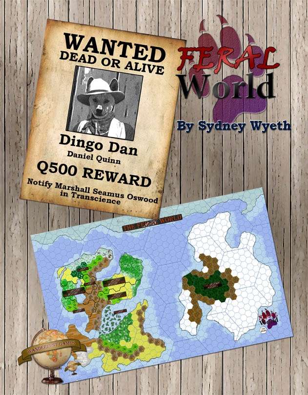 FERAL World Map - Wanderlust Games | DriveThruRPG